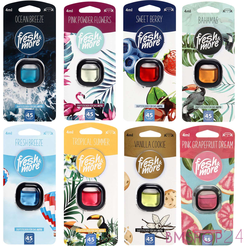 Fresh & More Auto-Lufterfrischer – Frischer Duft für Unterwegs 4ml ...